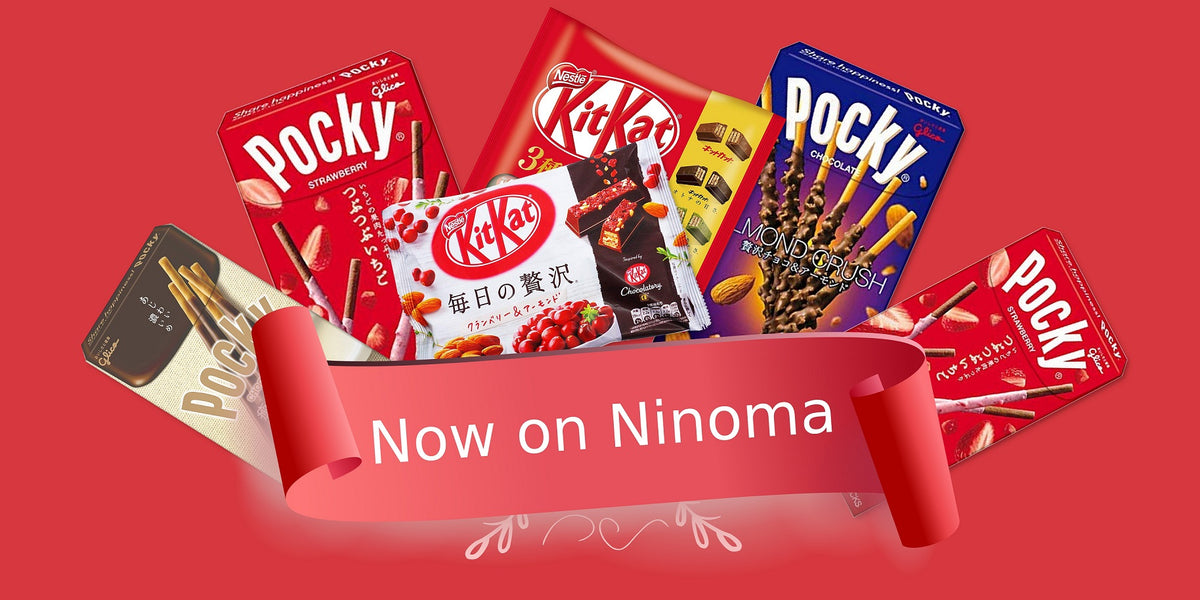 Japanese snacks and sweets on Ninoma