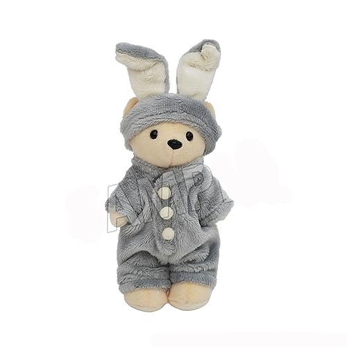 Kumamate Roomwear Rabbit Turban Set Costume for Plush Gray — Ninoma