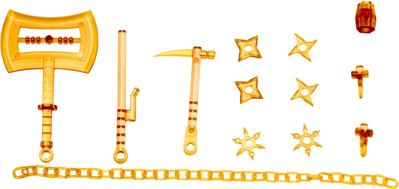 Non Scale Plastic Kit Plaact Options Series 04 Shinobi 3 (Clear Orange ...