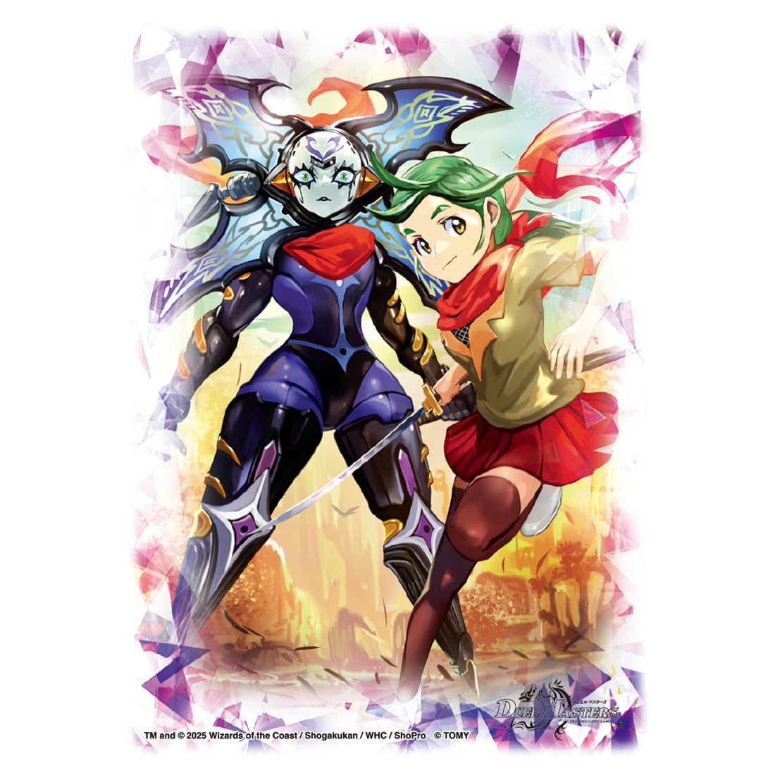 "Duel Masters" DX Card Sleeve Honnouji Karen and Chaosmantra -Heroine ...