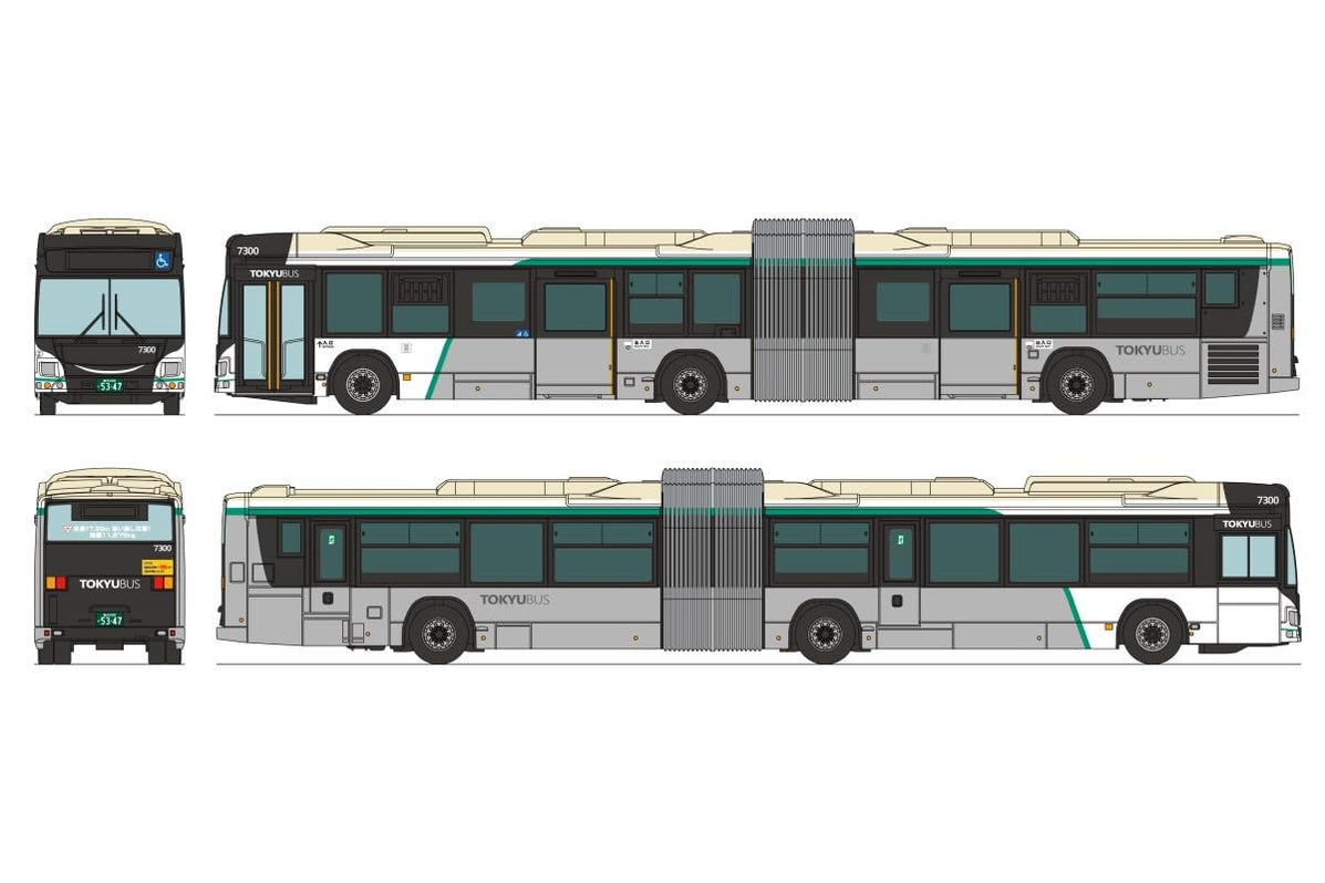 The Bus Collection Tokyu Bus Articulated Bus — Ninoma