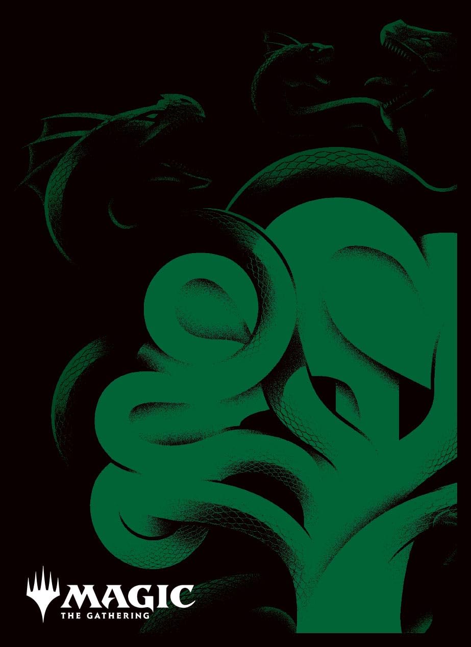 "MAGIC: The Gathering" Players Card Sleeve MANA- MINIMALIST Green Mana ...