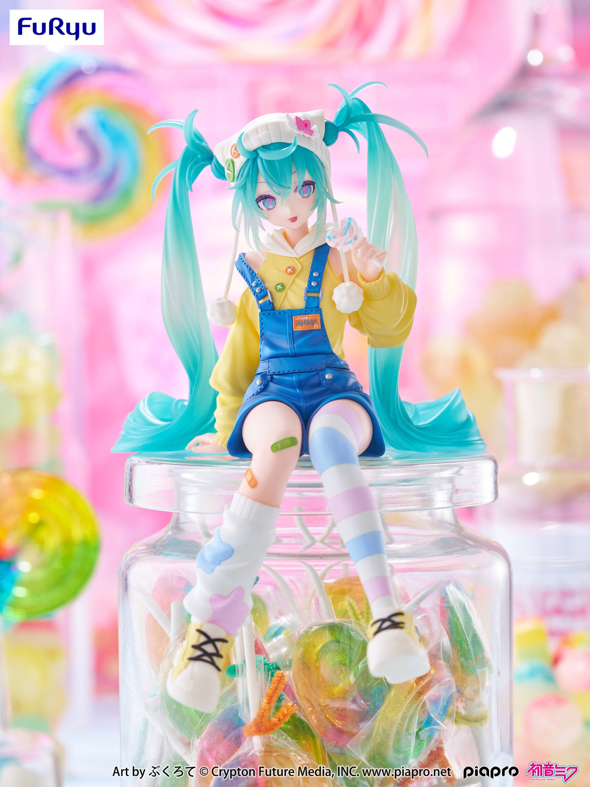 "Hatsune Miku" Noodle Stopper Figure Lollipop — Ninoma