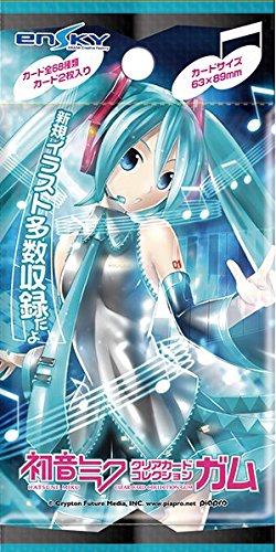 "Hatsune Miku" Clear Card Collection Gum First Release Limited Edition ...