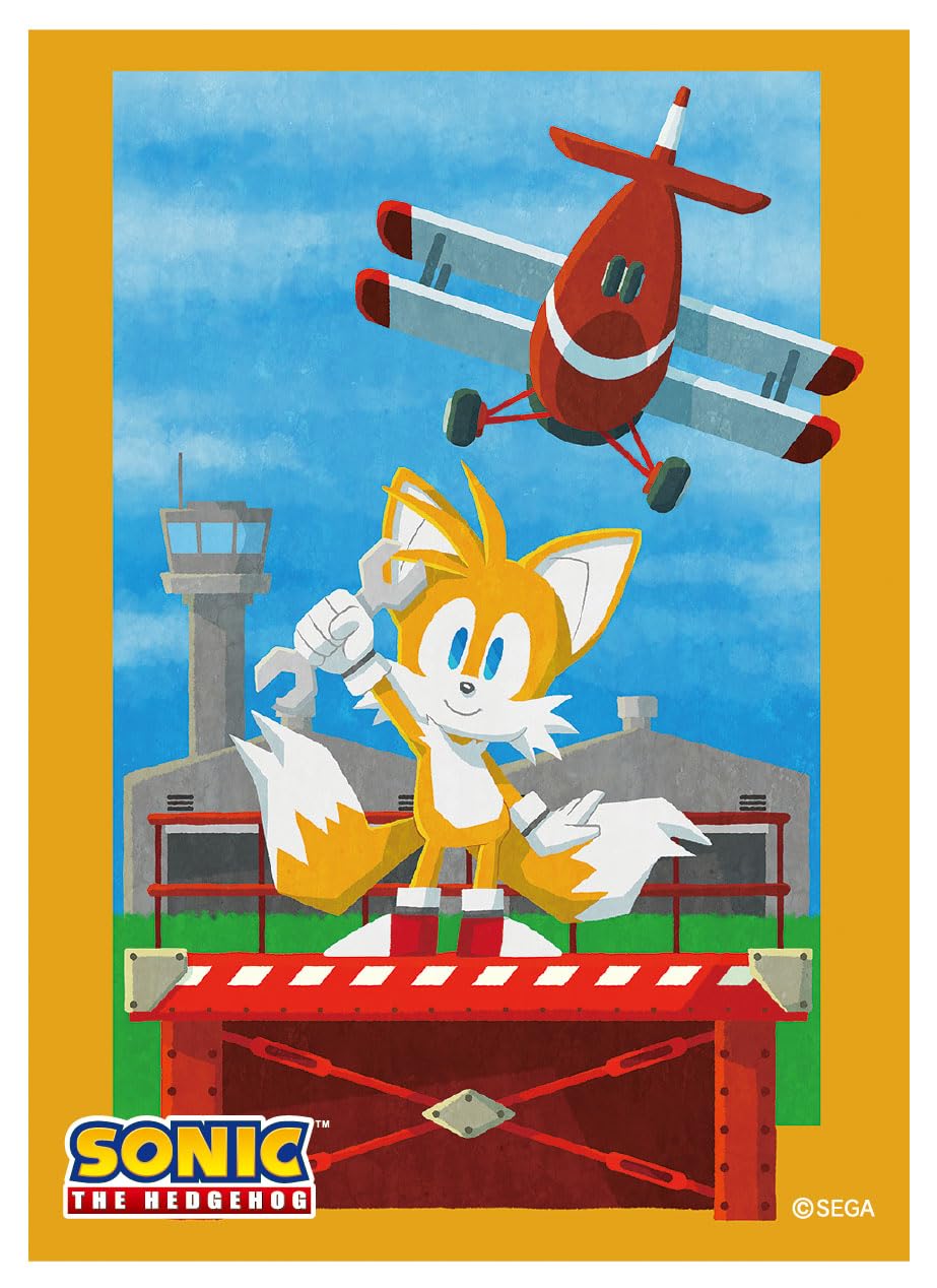 Character Sleeve "Sonic the Hedgehog" Paper Cut Art Tails EN-1270 — Ninoma