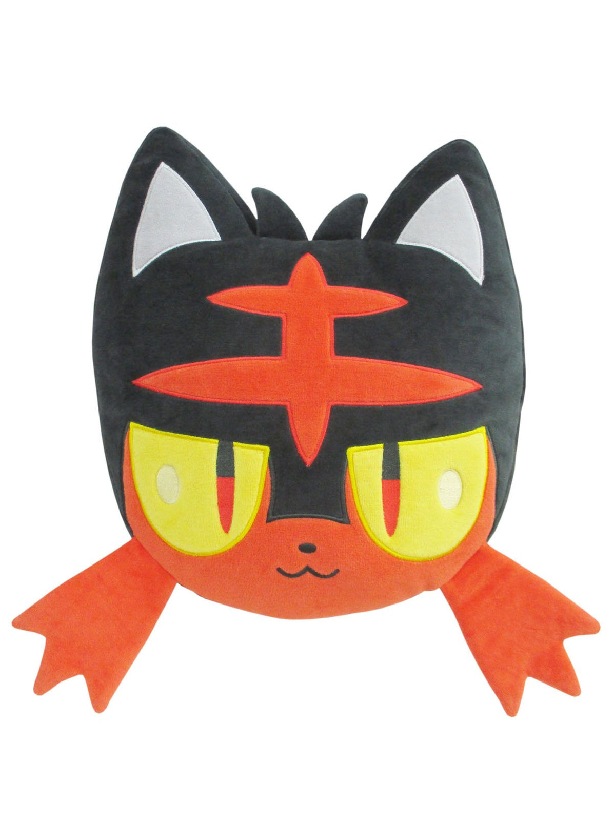 "Pokemon" Mochifuwa Cushion PZ20 Litten Face — Ninoma