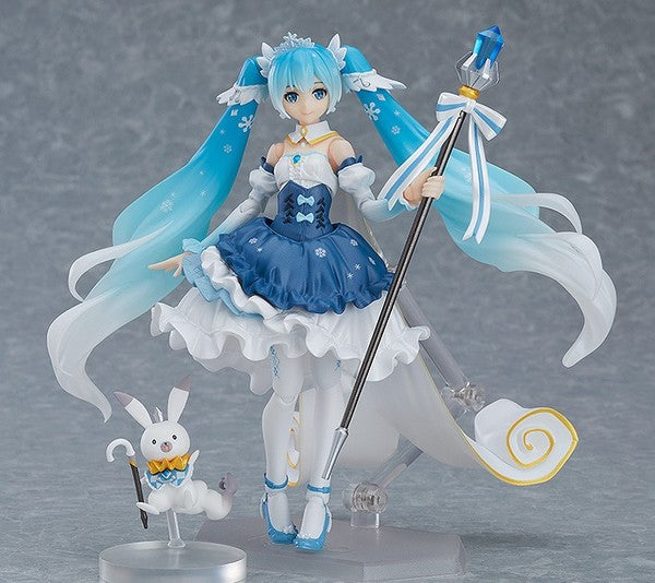 Hatsune Miku & Rabbit Yukine (2019 Snow Princess ver.) Figma Vocaloid ...